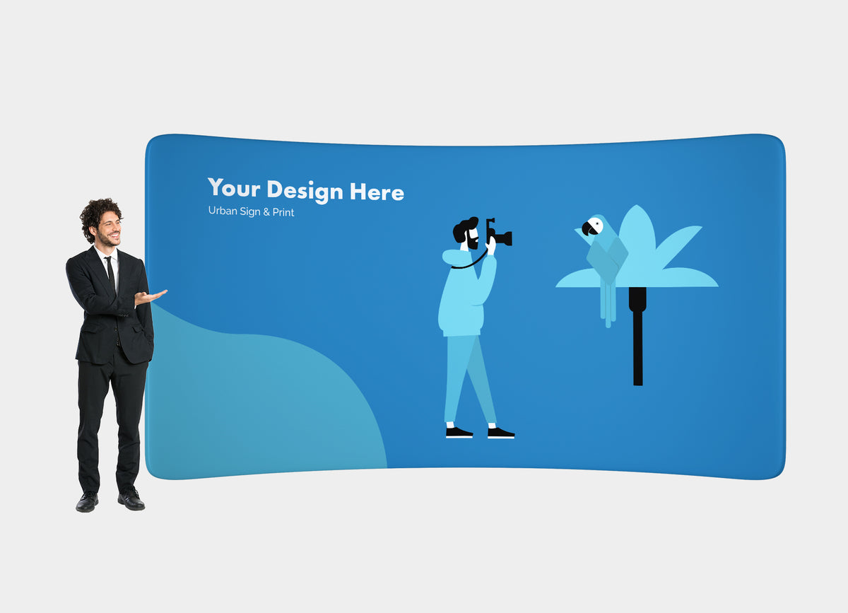 San Diego EZ Tube Curved Display | Trade Show Displays