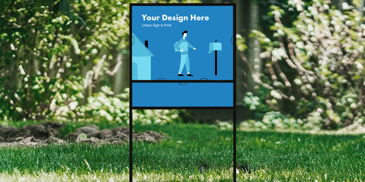 H-Frame Yard Signs San Diego | Real Estate Signs