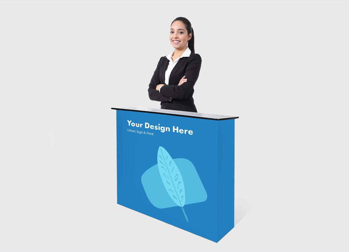 San Diego Trade Show Counters | Fabric Pop Up Counter Displays