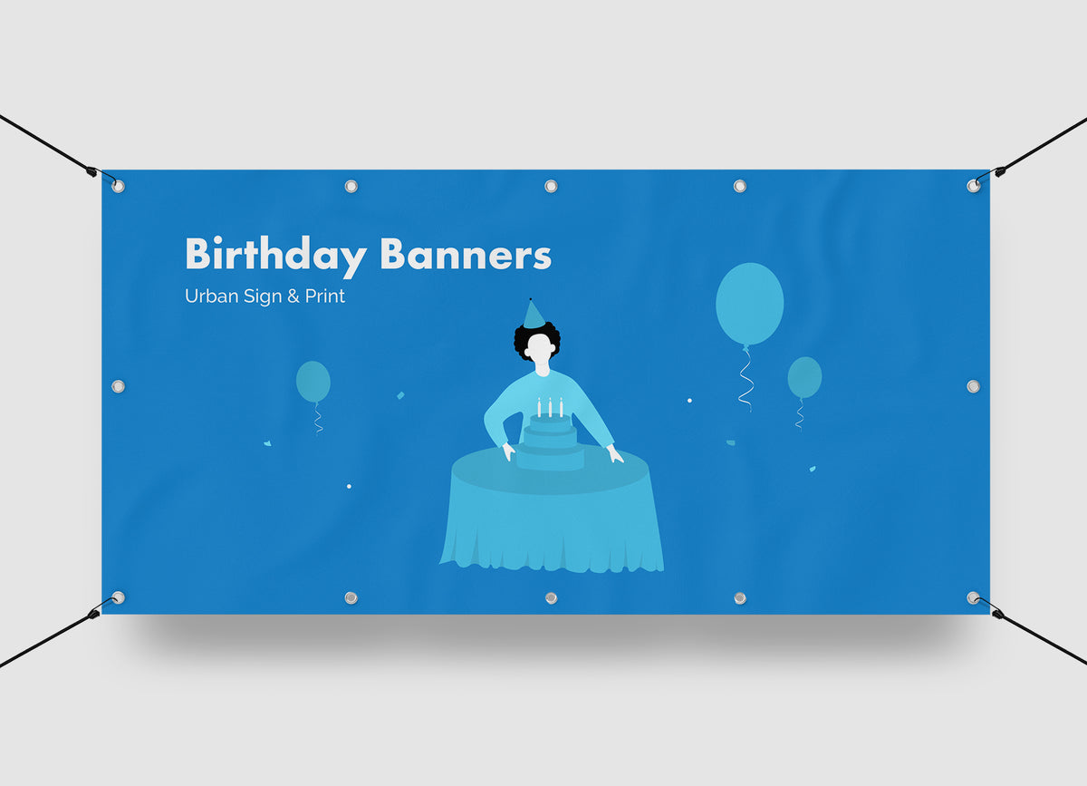 Birthday Banners - best price | Urban Sign and Print
