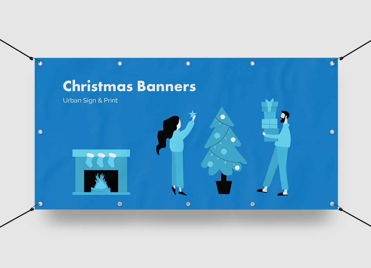 Christmas Banners - best price | Urban Sign and Print