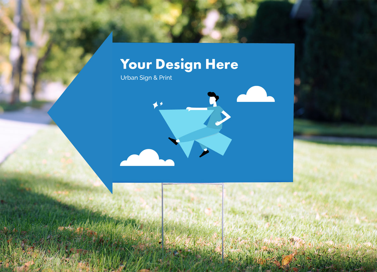 San Diego Real Estate Signs | Shape Cut Yard Signs | Lawn Signs