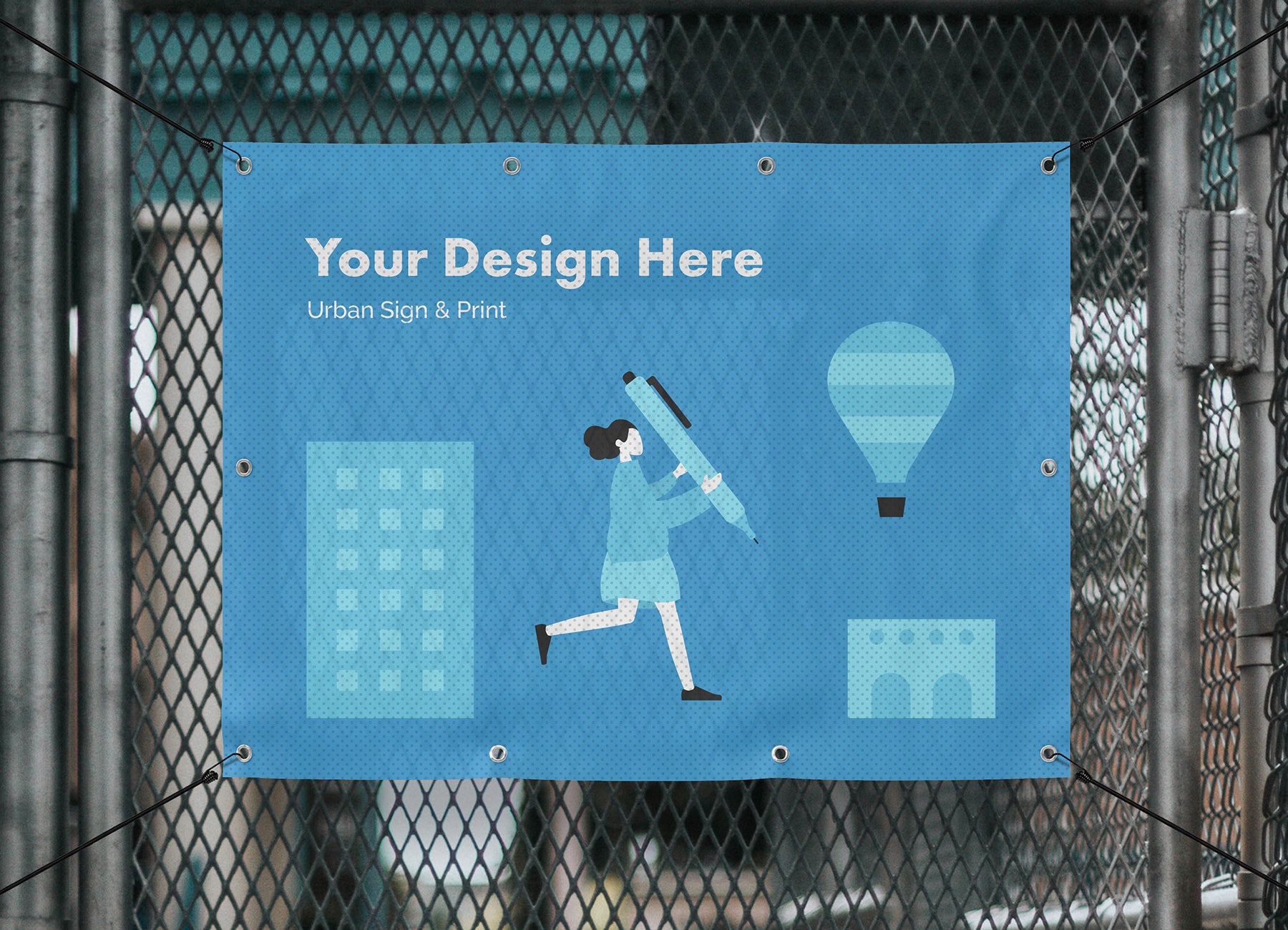 Mesh/ Perforated Banners - best price | Urban Sign and Print