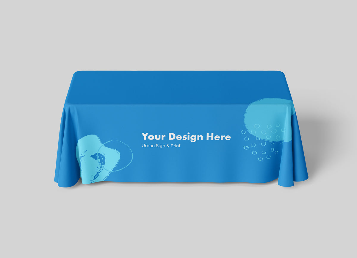 San Diego Full Color Table Throw Printing | Custom Table Covers