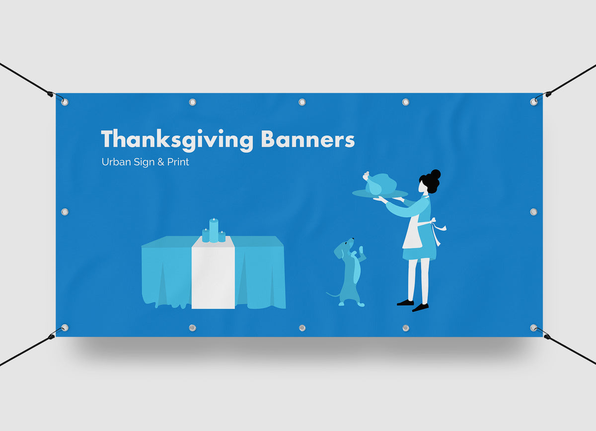 Thanksgiving Banners - best price | Urban Sign and Print